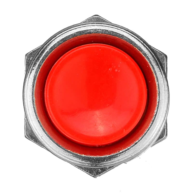 Momentary Push Button On Switch OFF-ON Horn Red Plastic 3A 125V